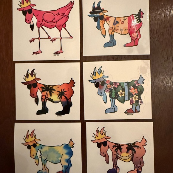Goat Usa | Other | Goat Usa Sticker Pack | Poshmark